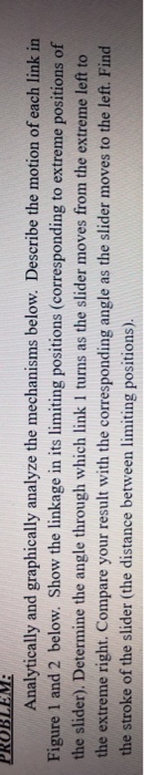 Solved Analytically and graphically analyze the mechanisms | Chegg.com