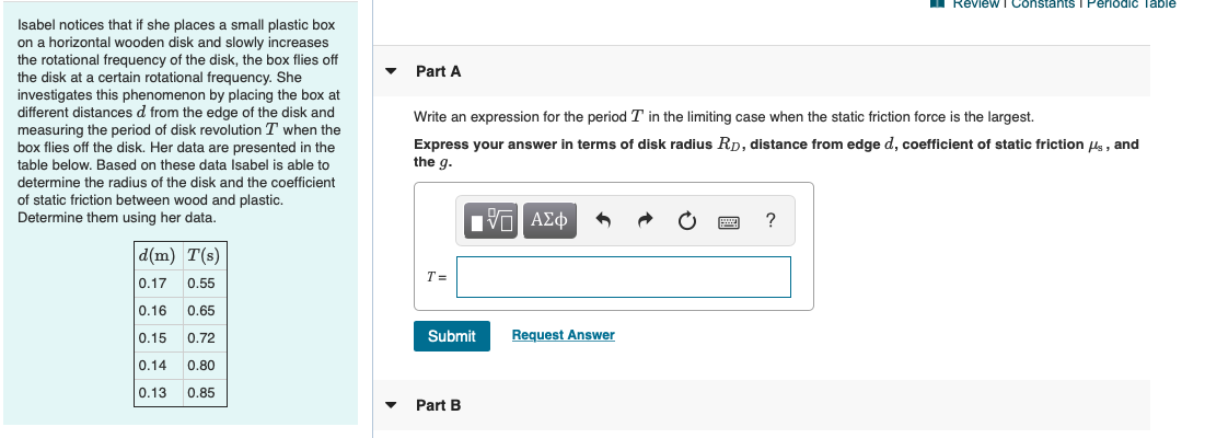 Solved Review Constants I Periodic Table Part A Isabel | Chegg.com