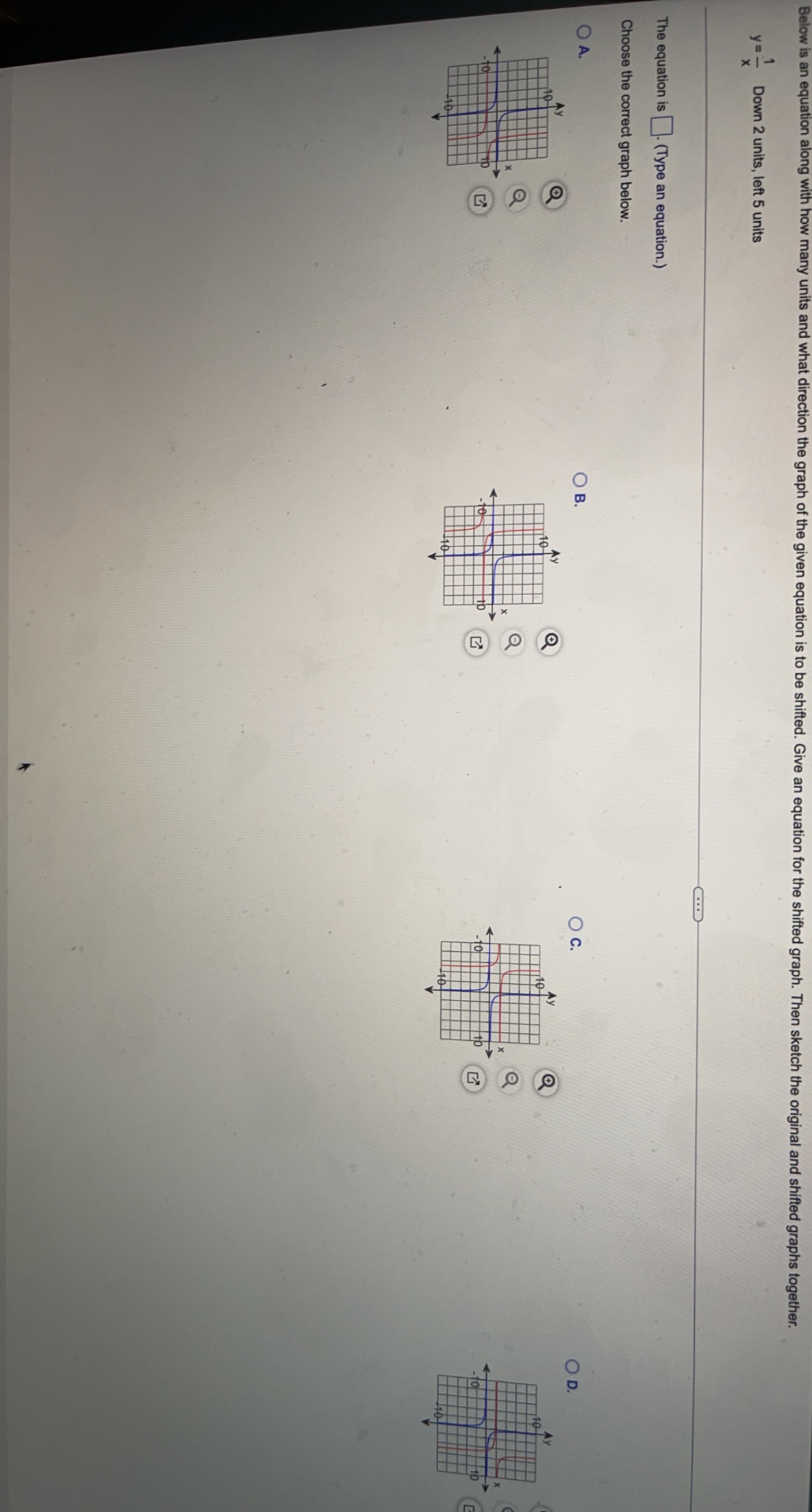 Solved Below is an equation along with how many units and | Chegg.com