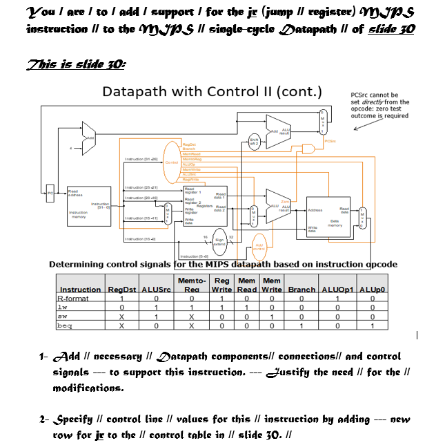 Solved You are / to I add / support / for the je (jump Il | Chegg.com
