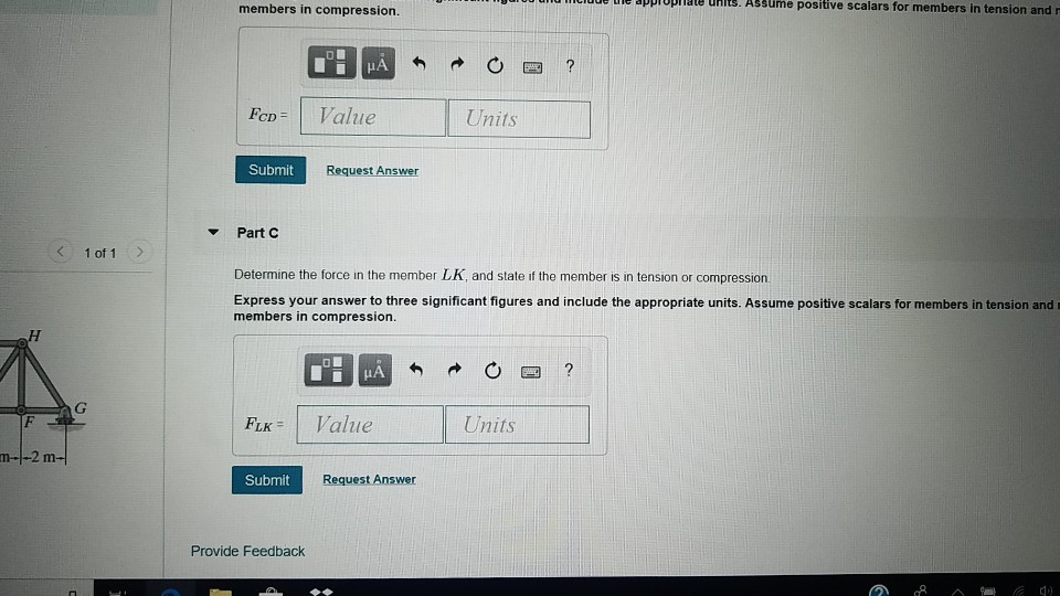 Solved Fundamental Problem 6.8 Determine the force in | Chegg.com