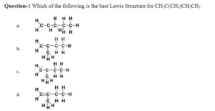 Ch2c(ch3)2 Lewis Structure