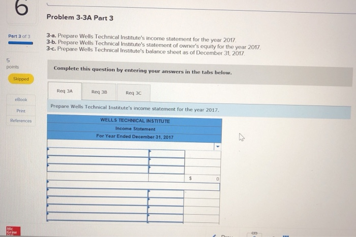 Solved Required information Problem 3-3A Preparing adjusting | Chegg.com