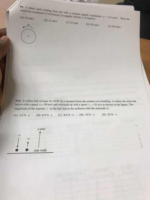Solved wheel starts rotating from rest with a constant | Chegg.com