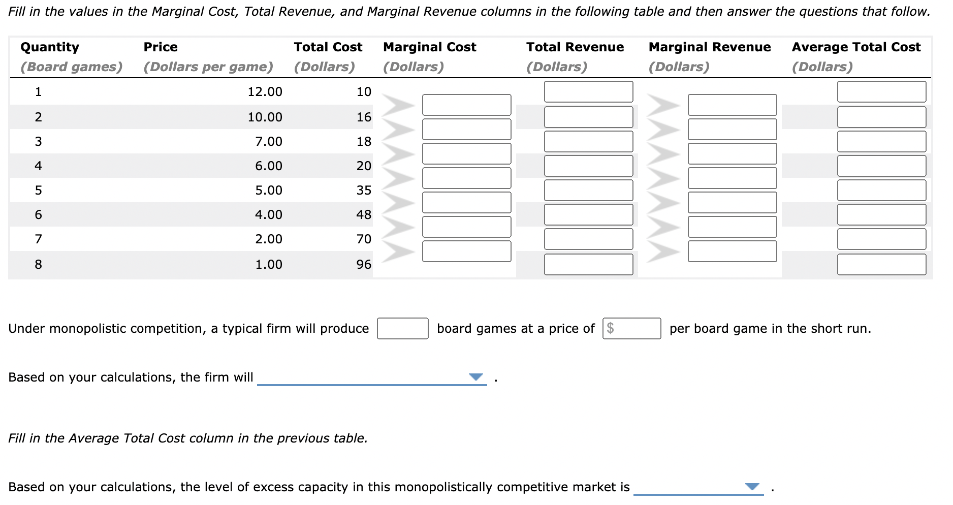 Solved Under monopolistic competition, a typical firm will | Chegg.com