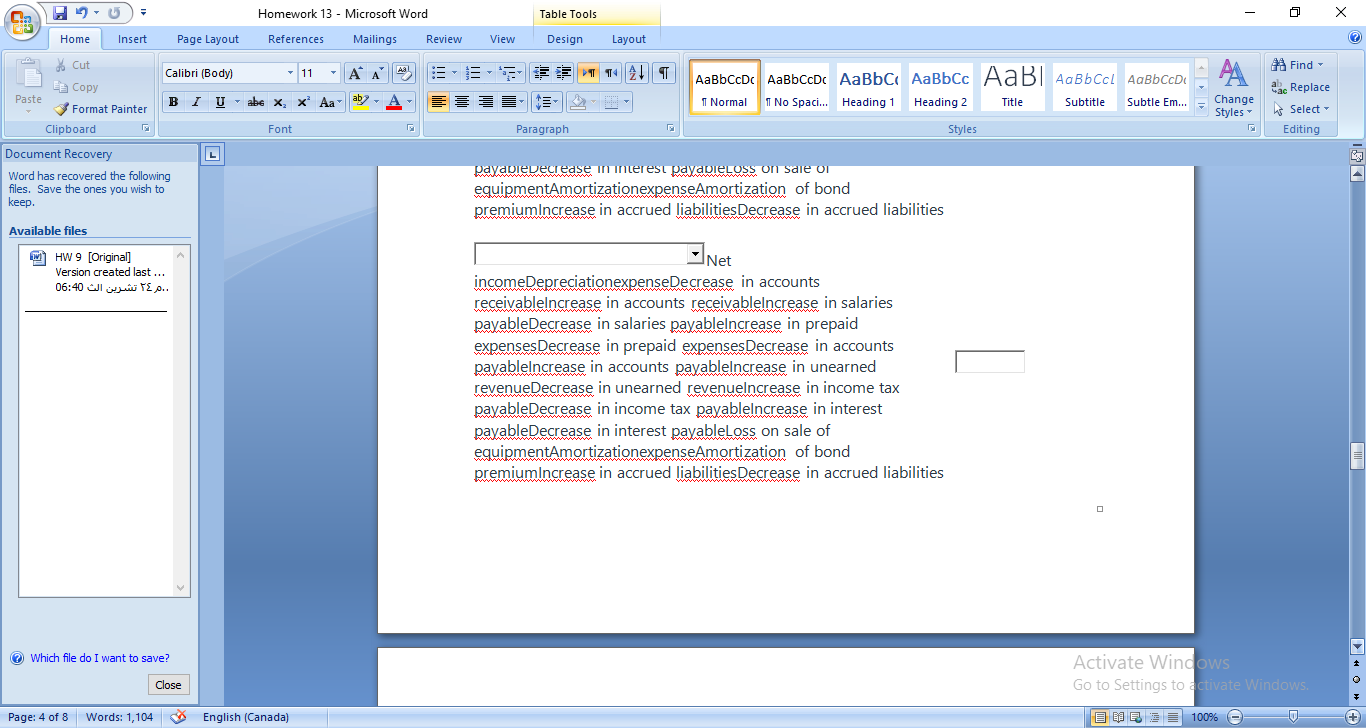 Solved Con D90 - Homework 13 (1) - Microsoft Word - X Home | Chegg.com