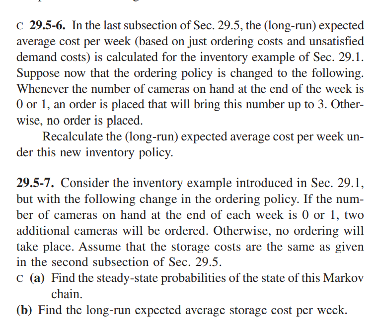 C 29.5-6. In the last subsection of Sec. 29.5, the | Chegg.com