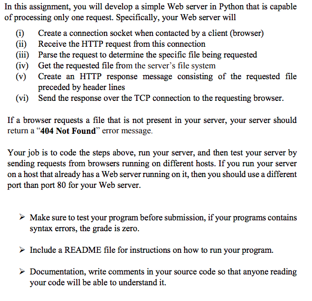 Solved In this assignment, you will develop a simple Web | Chegg.com