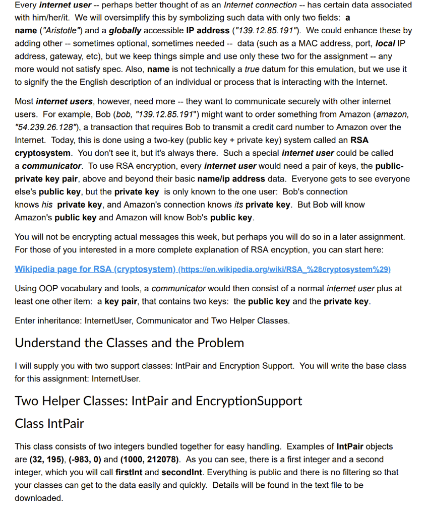 Using Inheritance Application: Encryption Keys 0534 | Chegg.com