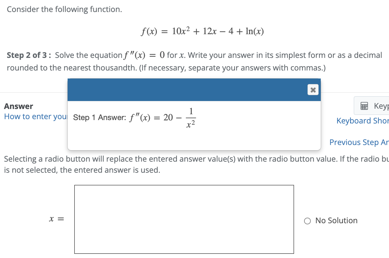 Solved Consider the following | Chegg.com