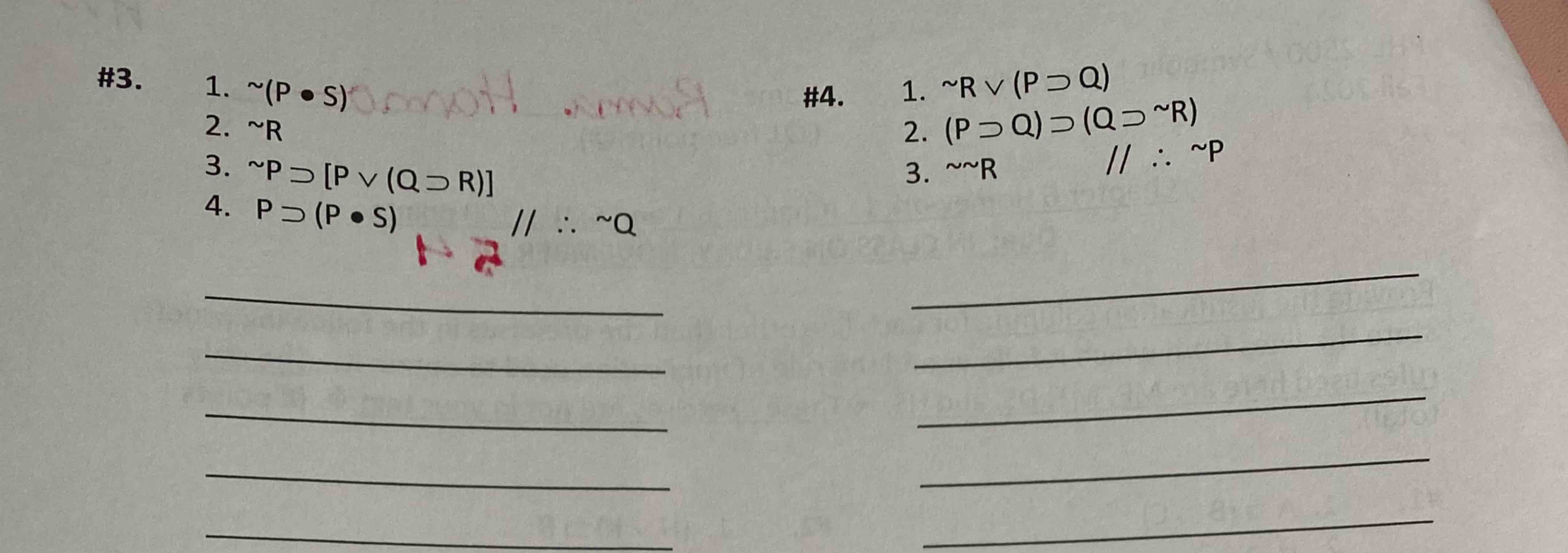 Solved Use the first four rules of inference only (that is, | Chegg.com