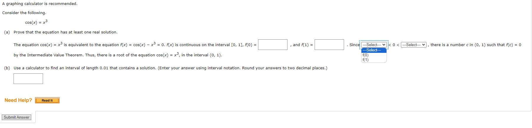 Solved A graphing calculator is recommended.Consider the | Chegg.com