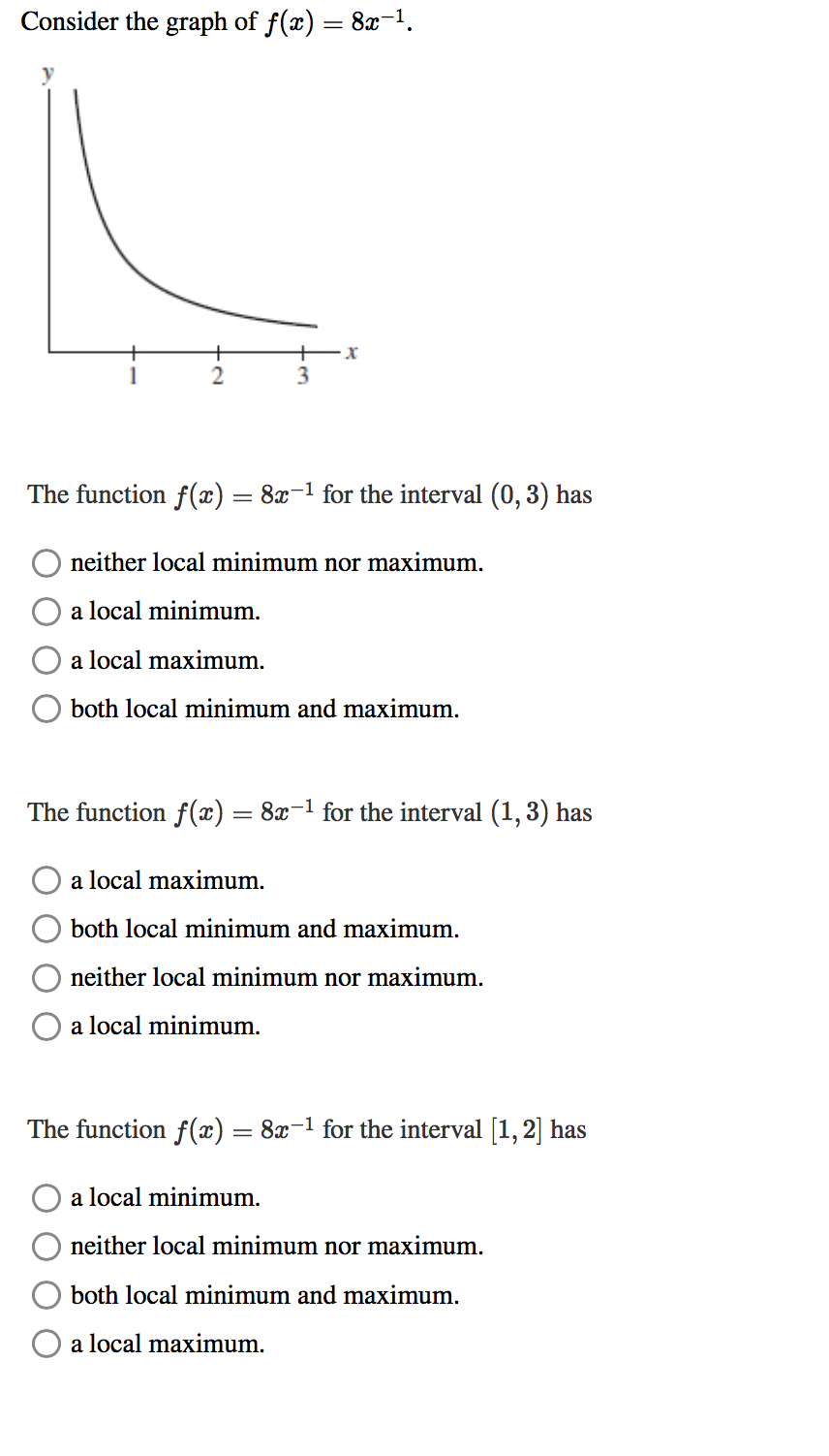 Solved Consider The Graph Of F x 8x 1 The Function F x Chegg Solved Consider The Graph Of F x 8x 1 The Function F x Chegg