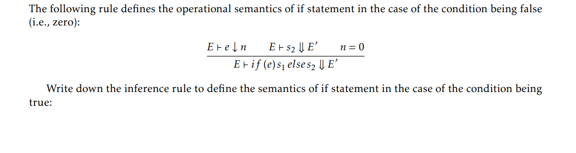 Solved Consider a simple imperitive programming language. | Chegg.com