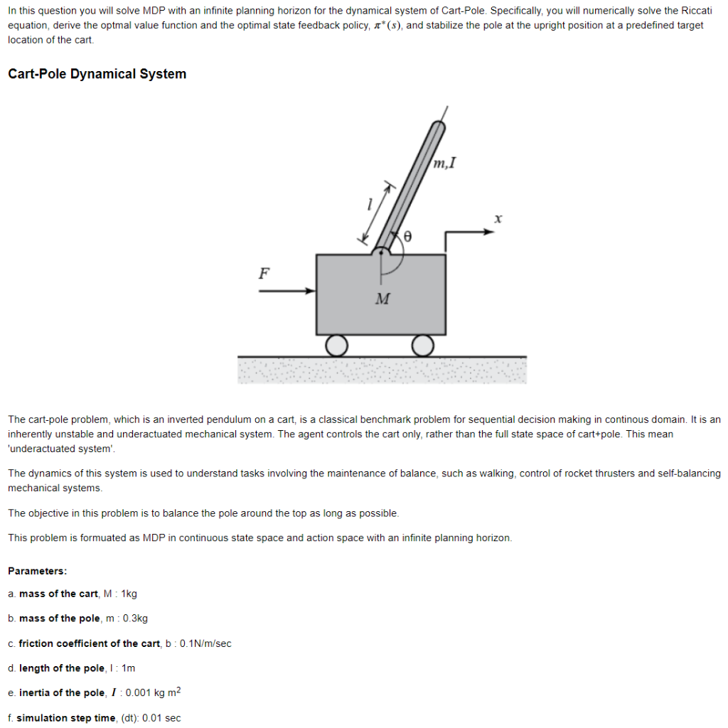 Solved In this question you will solve MDP with an infinite | Chegg.com