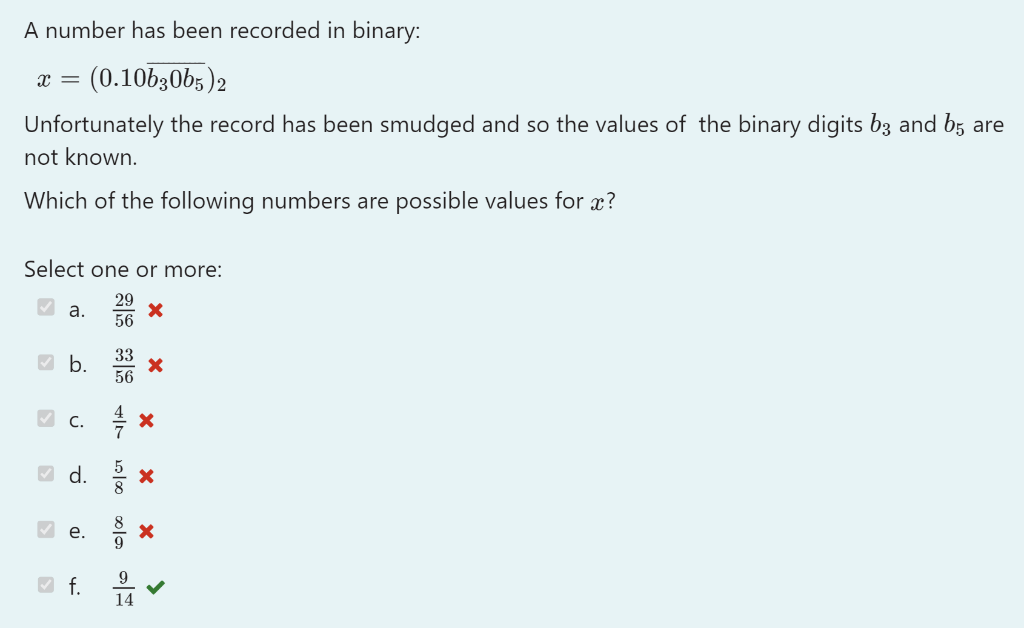 Solved A number has been recorded in binary: x=(0.10b30b5)2 | Chegg.com