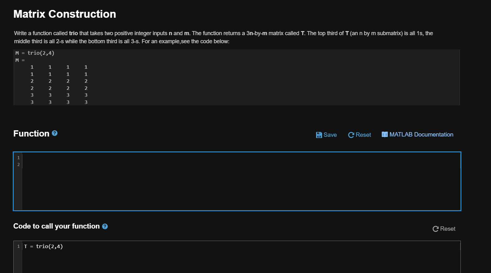 Solved Write a function called trio that takes two positive | Chegg.com