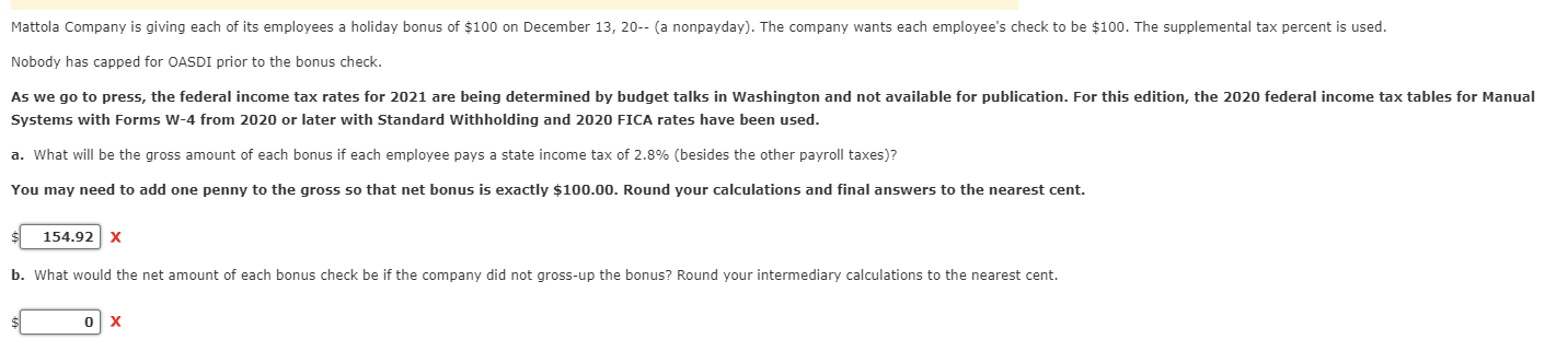 Solved Example 4-1 Carl Jamison, an employee for the | Chegg.com