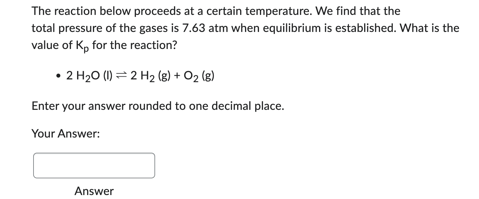 Solved The reaction below proceeds at a certain temperature. | Chegg.com