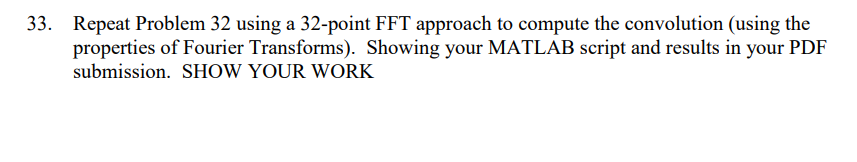 Solved DO PROBLEM 33! Use information from problem 32 shown | Chegg.com