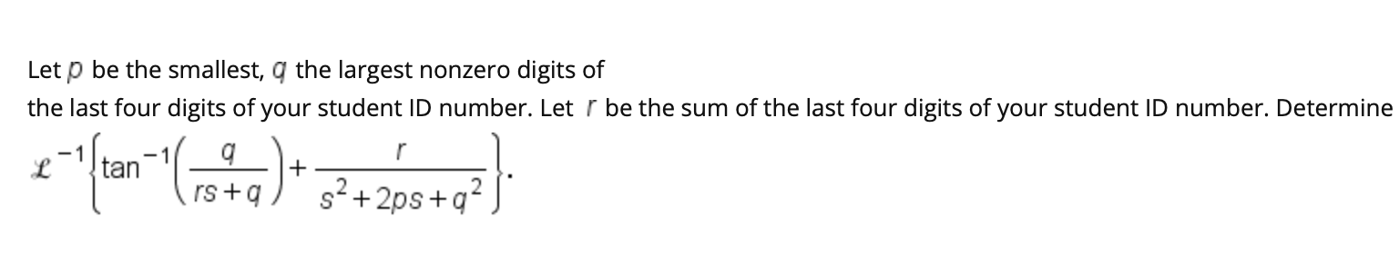 Solved Let p be the smallest, q the largest nonzero digits | Chegg.com
