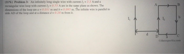 Solved Calculate the sum of forces F=Fad+Fbc on the infinite | Chegg.com