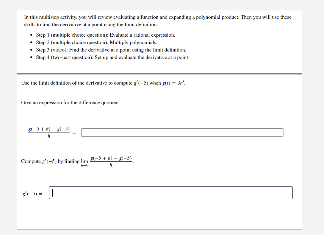 Solved In this multistep activity, you will review | Chegg.com