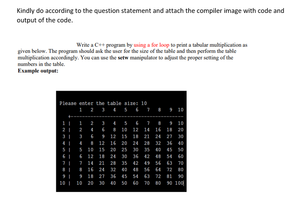 Solved Kindly do according to the question statement and | Chegg.com