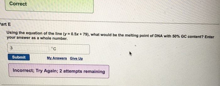 Solved Using the equation of the line (y = 0.5x + 79), what | Chegg.com