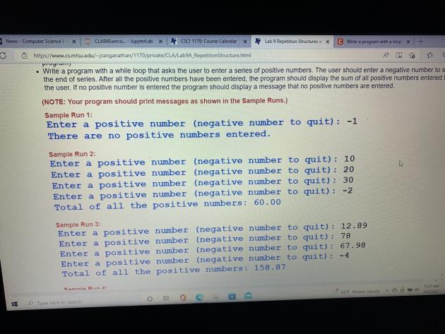 Solved - Write a program with a while loop that asks the | Chegg.com Solved - Write a program with a while loop that asks the | Chegg.com