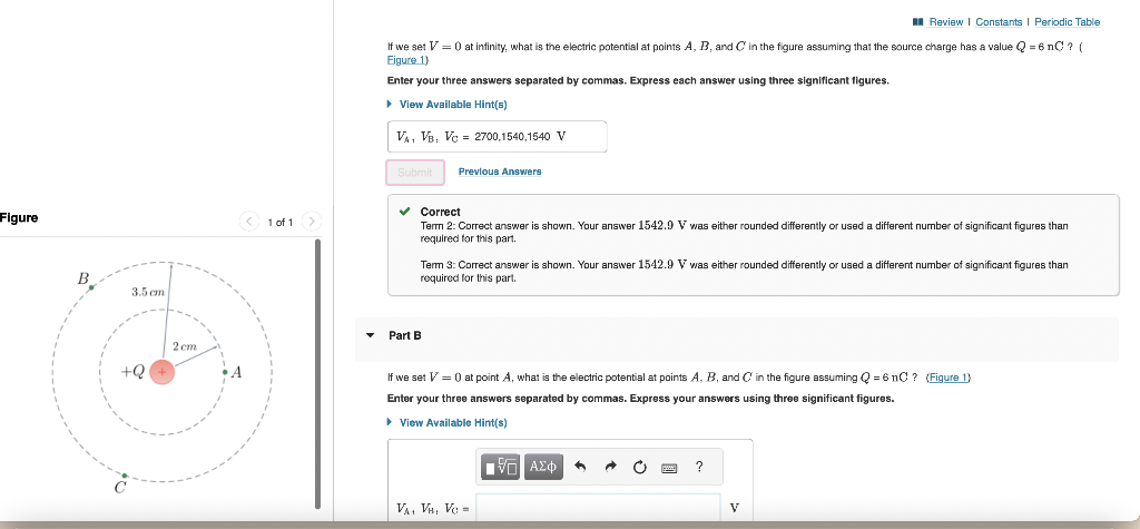 Solved If we set V=0 at infinity, what is the electric | Chegg.com