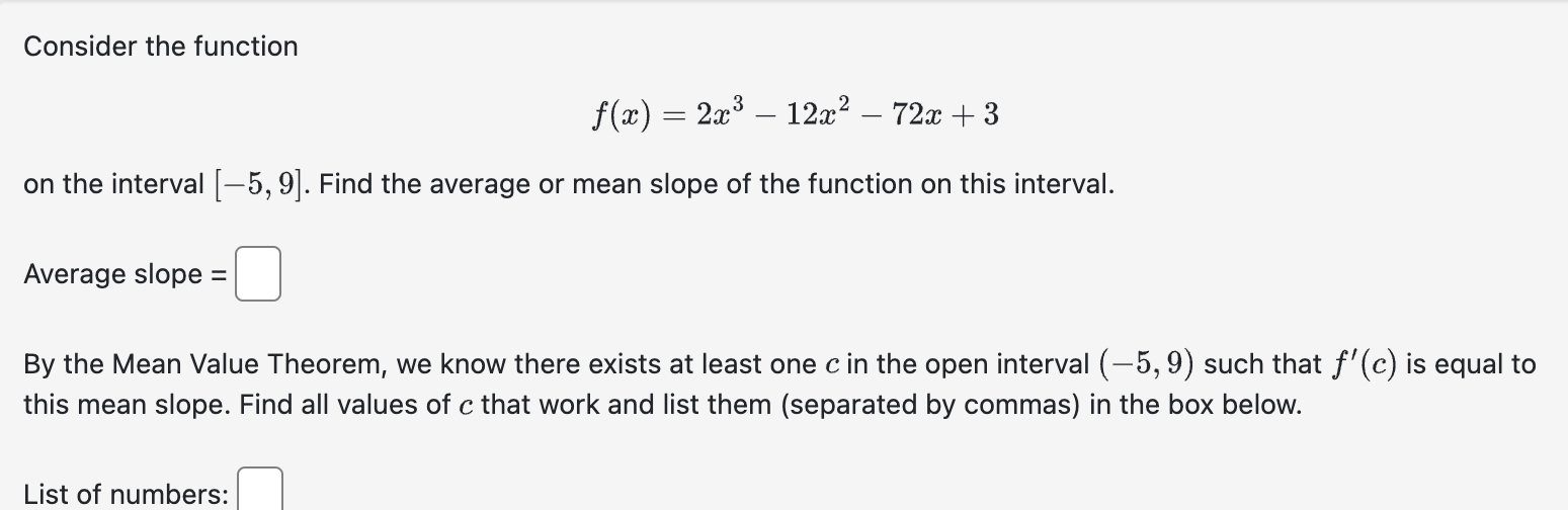 Solved Consider the functionf(x)=2x3-12x2-72x+3on the | Chegg.com