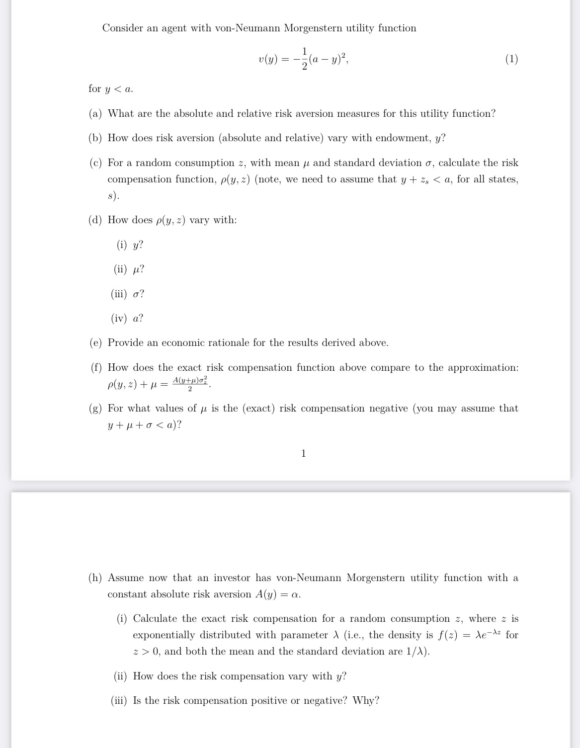 Von Neumann And Morgenstern Utility Function – EKVZCX