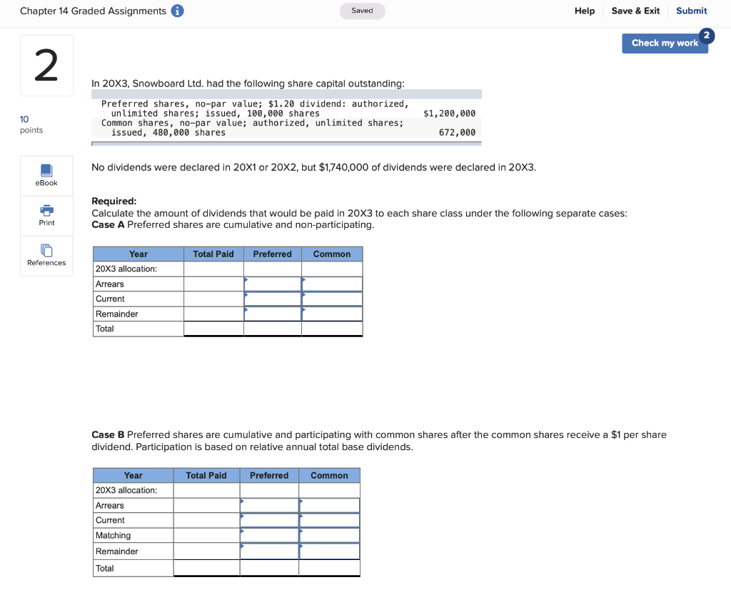 Solved Chapter 14 Graded Assignments i 10 points No | Chegg.com