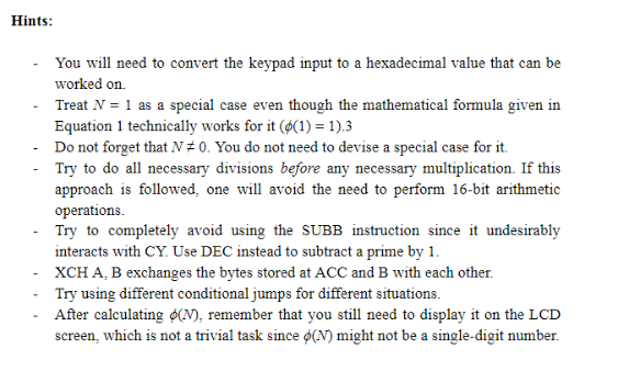 Solved ASSIGNMENT 1 EULER'S TOTIENT FUNCTION USING MCU 8051 | Chegg.com