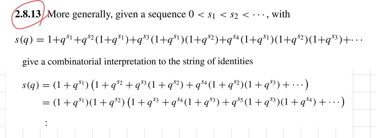 Solved 2.8.13 More generally, given a sequence 0 | Chegg.com