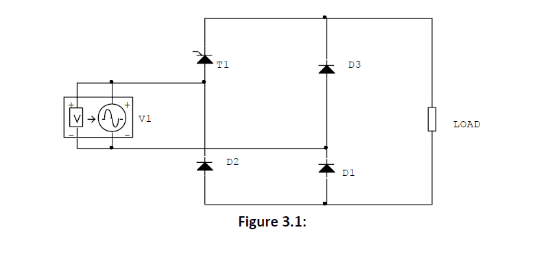 Solved A single phase controlled rectifier bridge consists | Chegg.com