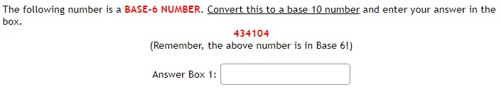 The following number is a BASE- 6 NUMBER. Convert | Chegg.com