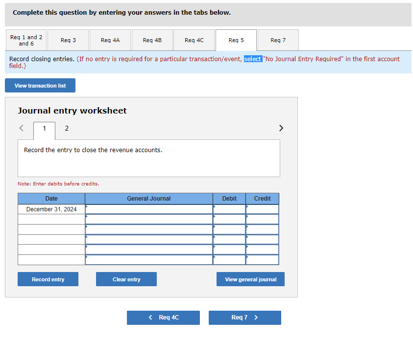 Solved Problem 3-7A (Algo) Complete the accounting cycle | Chegg.com