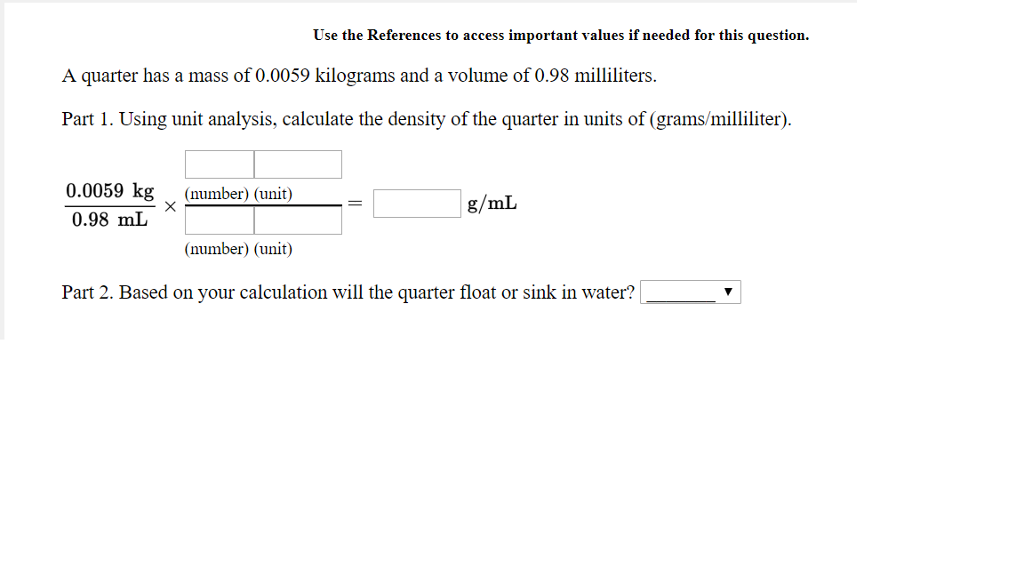 Solved Use the References to access important values if | Chegg.com