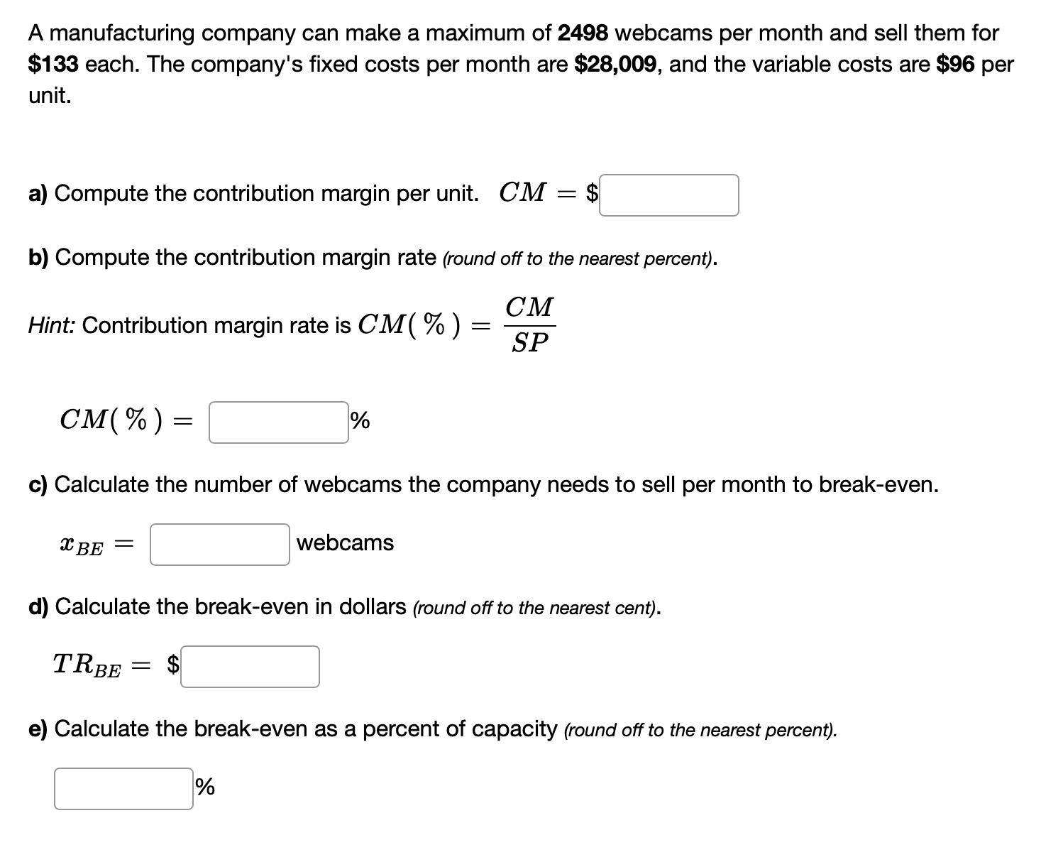 Solved A manufacturing company can make a maximum of 2498 | Chegg.com