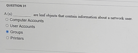 Solved Administrators, Account Operators, and Backup | Chegg.com