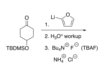 Solved Li 1. . 2. H3O+ workup TBDMSO 3. Bu4N°F (TBAF) + ΝΗ, | Chegg.com