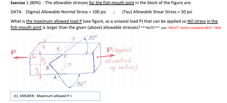 What is the maximum allowed load P (see figure, as a | Chegg.com