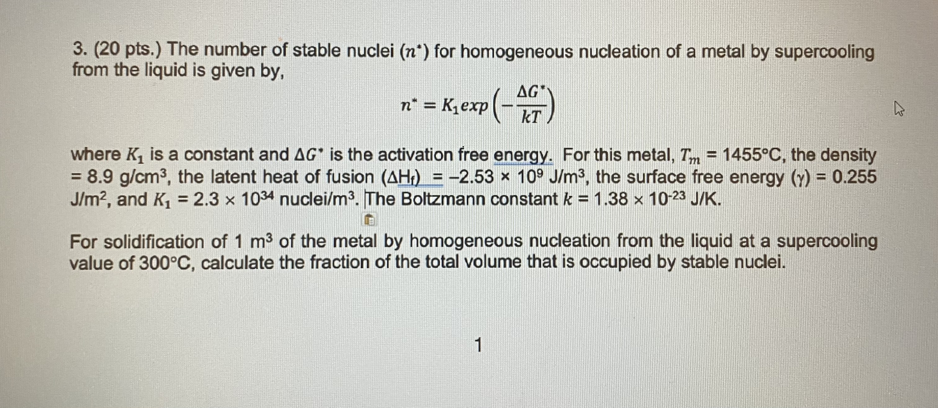 Solved (20 ﻿pts.) ﻿The number of stable nuclei (n**) ﻿for | Chegg.com