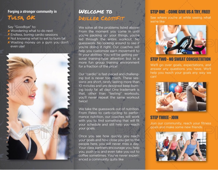 Solved Evaluate the brochures for persuasion and design | Chegg.com