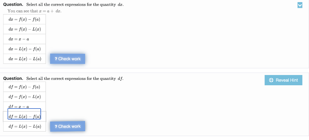 Question. Select all the correct expressions for the | Chegg.com