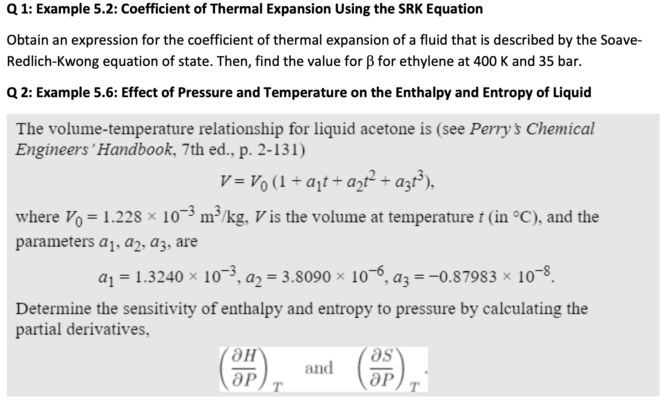 Solved Q 1: Example 5.2: Coefficient of Thermal Expansion | Chegg.com