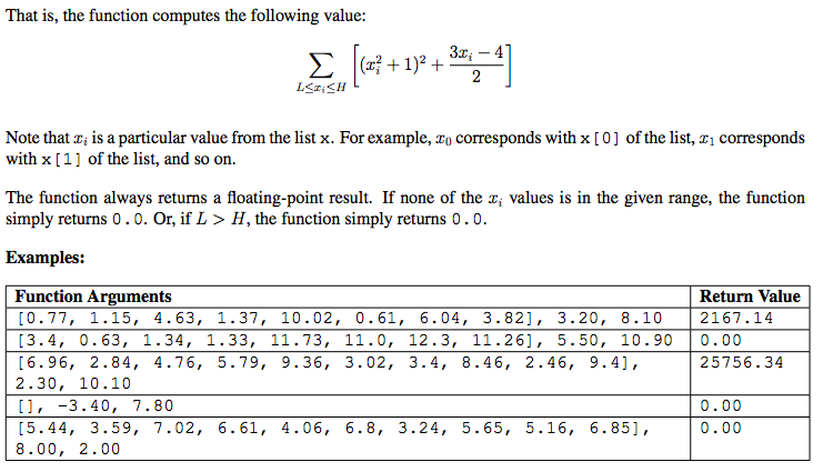 Solved Write A Function Summation That Takes Three 1329
