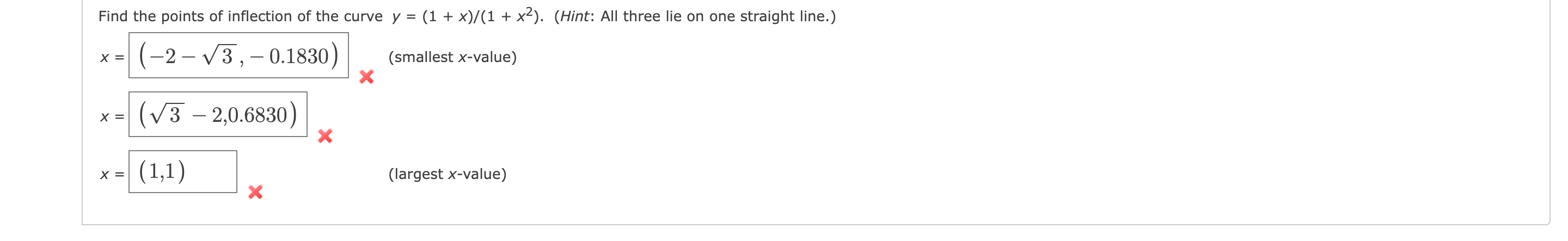 Solved Find the points of inflection of the curve y = (1 + | Chegg.com